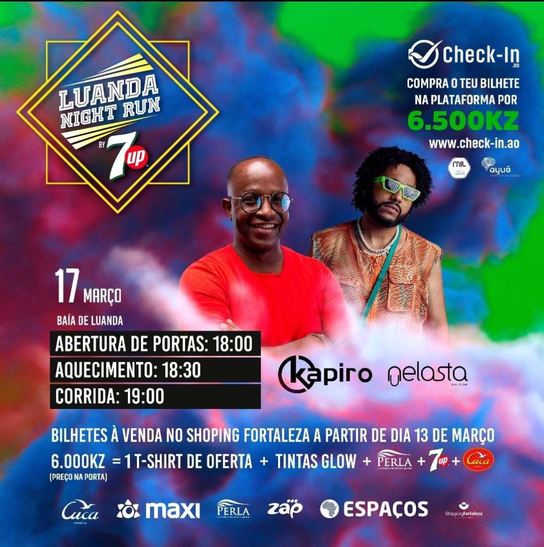 Luanda Night Run by 7up | Check-in.ao - Eventos em Angola