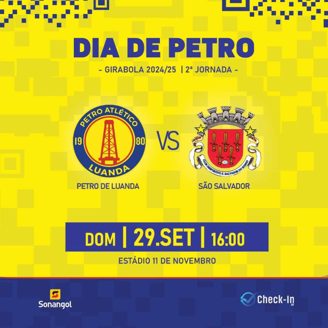 Petro de Luanda vs São Salvador | PetroTickets - Petro de Luanda